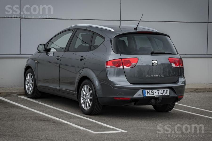 Grey SEAT Altea 2012 in Riga, with an engine capacity of 1.60 L and mileage of 0 thousand km for 3990 €, photo 7 on AUTOMOTO.COM.LV