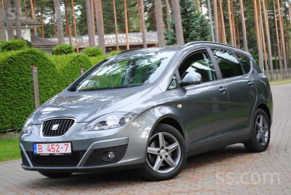 Pelēks SEAT Altea 2014 Rīga, ar dzinēja tilpumu 1.60 L un nobraukumu 171 tūkst. km par 5290 €, foto 1 vietnē AUTOMOTO.COM.LV