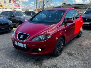 Sarkans SEAT Altea 2004 Daugavpils, ar dzinēja tilpumu 2.00 L un nobraukumu 311 tūkst. km par 1500 €, foto  vietnē AUTOMOTO.COM.LV
