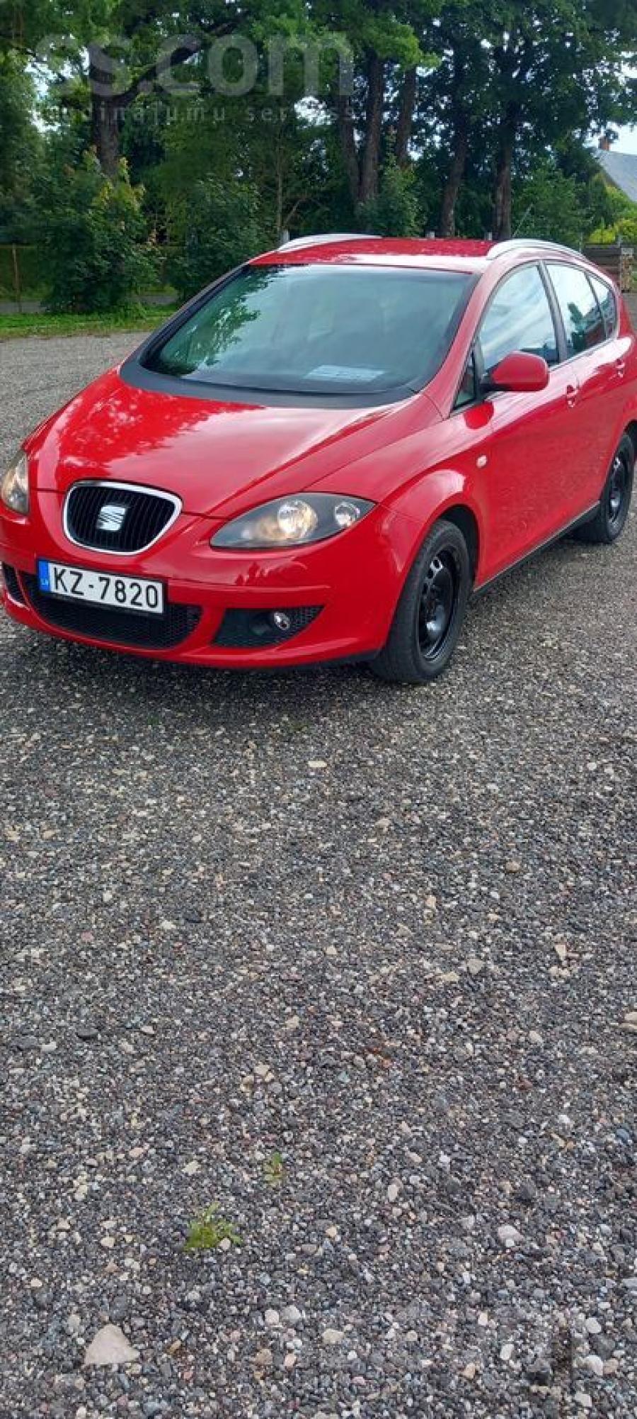 Red SEAT Altea 2007 in Cesis, with an engine capacity of 1.90 L and mileage of 280 thousand km for 1990 €, photo 1 on AUTOMOTO.COM.LV