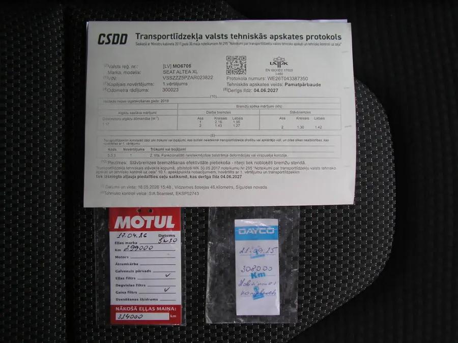Sarkans SEAT Altea 2010 Sigulda, ar dzinēja tilpumu 2.00 L un nobraukumu 300 tūkst. km par 4350 €, foto 26 vietnē AUTOMOTO.COM.LV