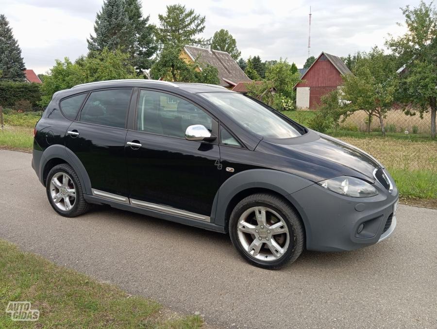 Black SEAT Altea XL 2009 in Anyksciai, with an engine capacity of 2.00 L and mileage of 306 thousand km for 3000 €, photo 1 on AUTOMOTO.COM.LV