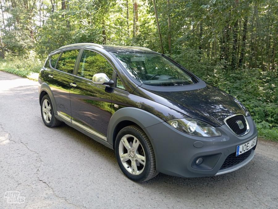 Black SEAT Altea XL 2009 in Anyksciai, with an engine capacity of 2.00 L and mileage of 306 thousand km for 3000 €, photo 11 on AUTOMOTO.COM.LV