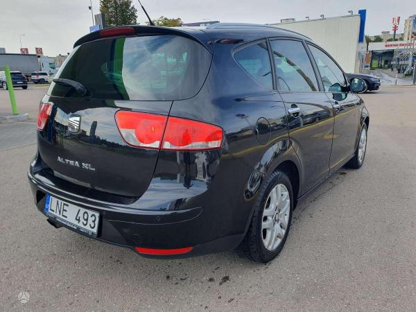 Black SEAT Altea XL 2007 in Kaunas, with an engine capacity of 1.90 L and mileage of 230 thousand km for 2750 €, photo 5 on AUTOMOTO.COM.LV