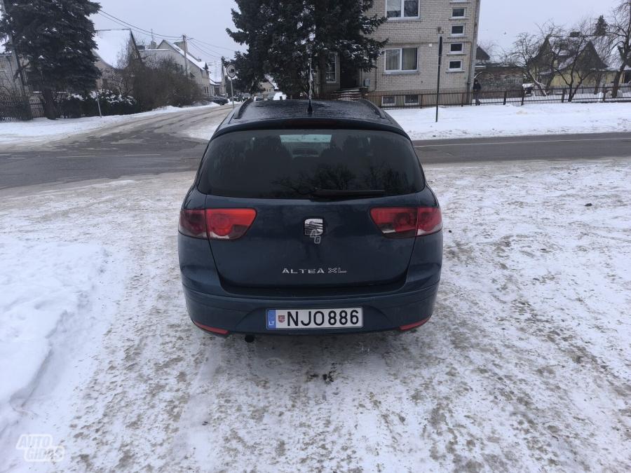 Blue SEAT Altea XL 2007 in Kaunas, with an engine capacity of 1.90 L and mileage of 346 thousand km for 1550 €, photo 7 on AUTOMOTO.COM.LV