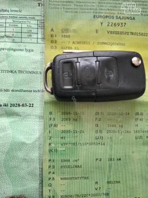 Синий Сеат Altea XL 2006 в Электренай, объемом двигателя 2.00 л и пробегом 361 тыс. км за 1750 €, фото 3 на AUTOMOTO.COM.LV