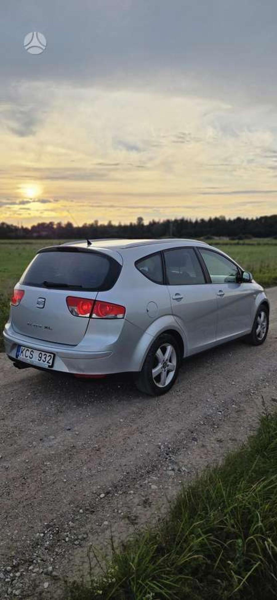 Grey SEAT Altea XL 2007 in Siauliai, with an engine capacity of 1.97 L and mileage of 265 thousand km for 1600 €, photo 4 on AUTOMOTO.COM.LV