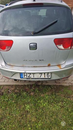 Grey SEAT Altea XL 2007 in Vilnius, with an engine capacity of 1.90 L and mileage of 341 thousand km for 900 €, photo 7 on AUTOMOTO.COM.LV