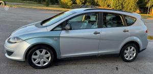 Pelēks SEAT Altea XL 2007 Kauņa, ar dzinēja tilpumu 1.90 L un nobraukumu 292 tūkst. km par 1599 €, foto  vietnē AUTOMOTO.COM.LV