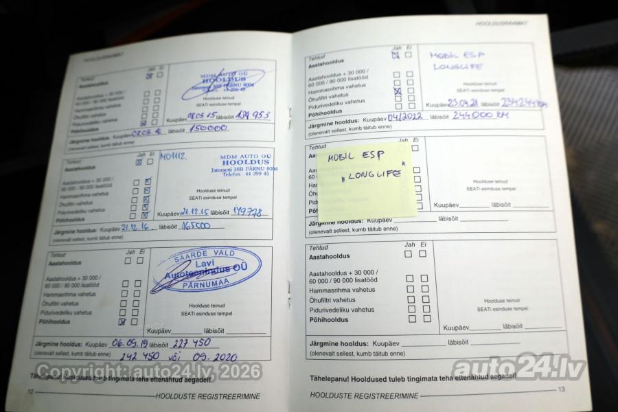 Красный Сеат Altea XL 2008 в Таллин, объемом двигателя 1.80 л и пробегом 286 тыс. км за 899 €, фото 9 на AUTOMOTO.COM.LV