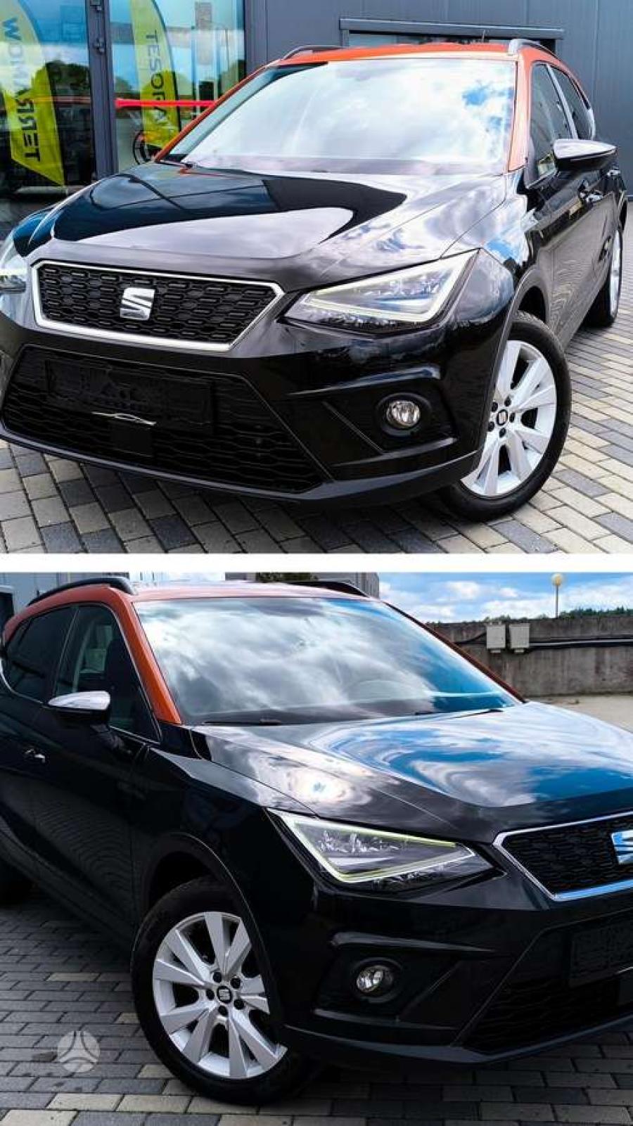 Melns SEAT Arona 2018 Šauļi, ar dzinēja tilpumu 1.00 L un nobraukumu 195 tūkst. km par 8950 €, foto 3 vietnē AUTOMOTO.COM.LV