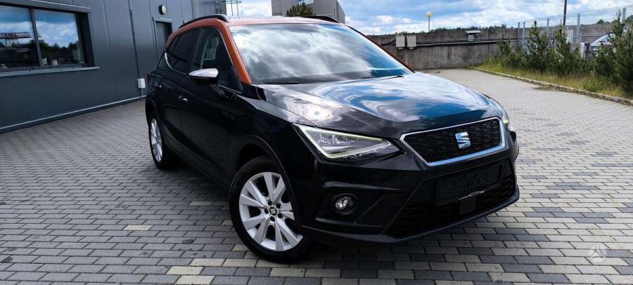 Melns SEAT Arona 2018 Šauļi, ar dzinēja tilpumu 1.00 L un nobraukumu 195 tūkst. km par 8950 €, foto 5 vietnē AUTOMOTO.COM.LV