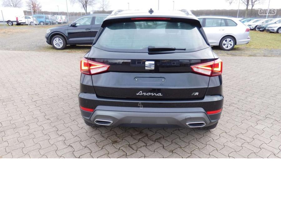 Black SEAT Arona 2023 in Kaunas, with an engine capacity of 1.00 L and mileage of 17 thousand km for 21686 €, photo 4 on AUTOMOTO.COM.LV