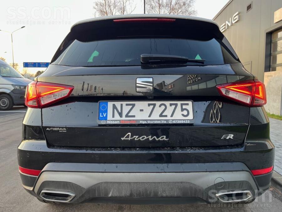 Черный Сеат Arona 2024 в Рига, объемом двигателя 1.00 л и пробегом 67 тыс. км за 17900 €, фото 6 на AUTOMOTO.COM.LV