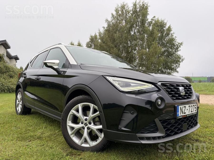 Черный Сеат Arona 2024 в Рига, объемом двигателя 1.00 л и пробегом 73 тыс. км за 16200 €, фото 3 на AUTOMOTO.COM.LV