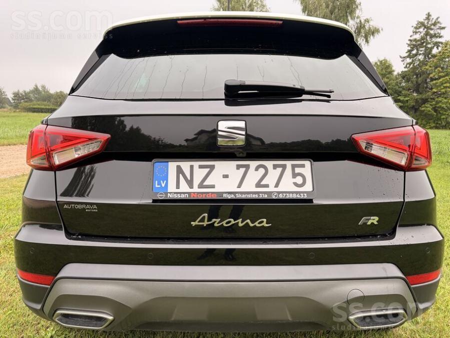 Черный Сеат Arona 2024 в Рига, объемом двигателя 1.00 л и пробегом 73 тыс. км за 16200 €, фото 6 на AUTOMOTO.COM.LV