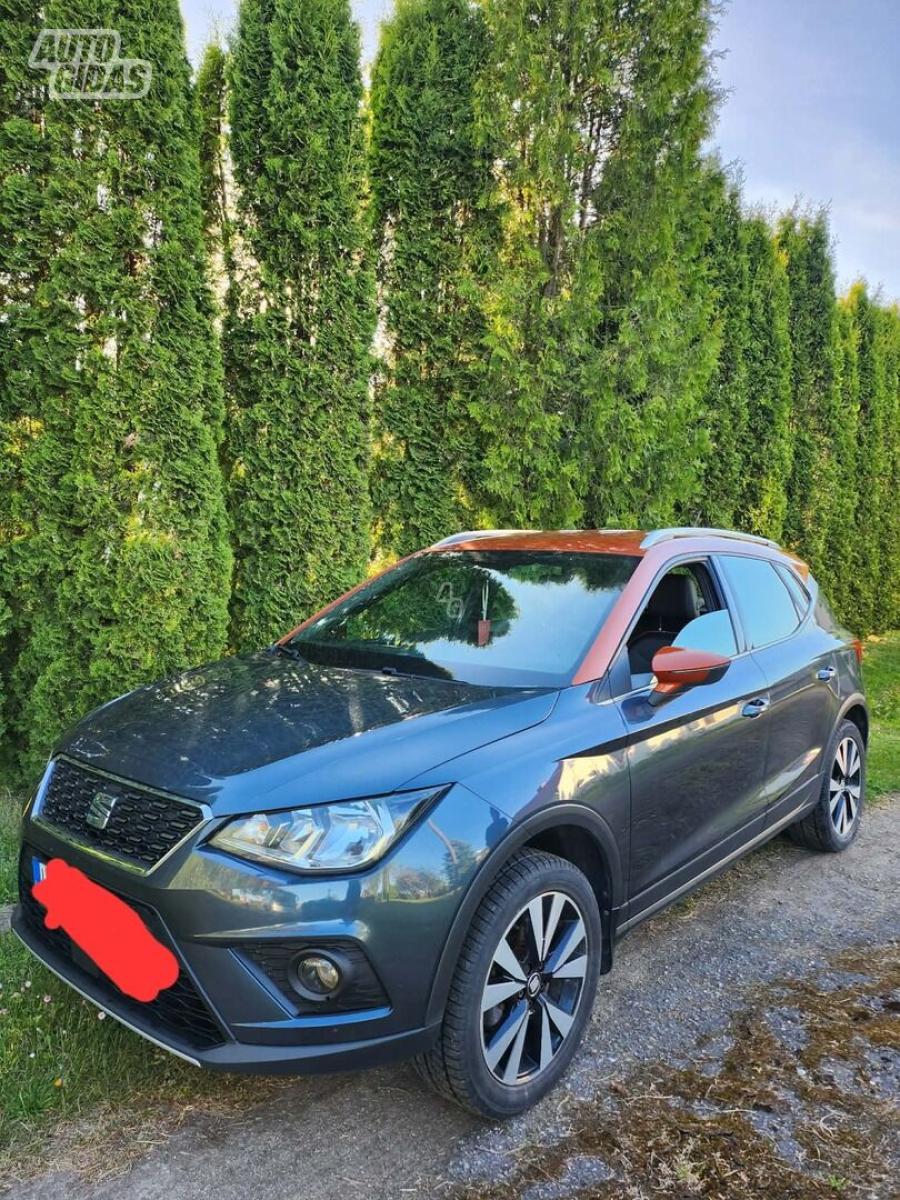 Синий Сеат Arona 2019 в Тельшяй, объемом двигателя 1.00 л и пробегом 58 тыс. км за 13000 €, фото 6 на AUTOMOTO.COM.LV