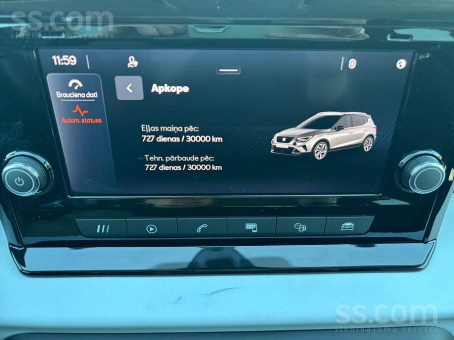 Zils SEAT Arona 2021 Rīga, ar dzinēja tilpumu 1.00 L un nobraukumu 49 tūkst. km par 14440 €, foto 27 vietnē AUTOMOTO.COM.LV