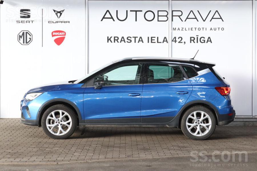Blue SEAT Arona 2021 in Riga, with an engine capacity of 1.00 L and mileage of 62 thousand km for 14990 €, photo 5 on AUTOMOTO.COM.LV