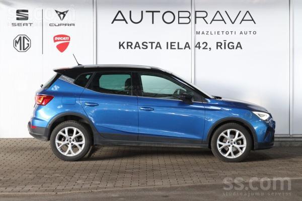 Синий Сеат Arona 2021 в Рига, объемом двигателя 1.00 л и пробегом 62 тыс. км за 14990 €, фото 5 на AUTOMOTO.COM.LV