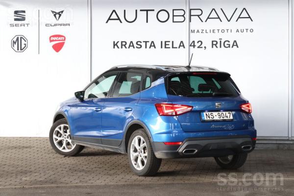 Синий Сеат Arona 2021 в Рига, объемом двигателя 1.00 л и пробегом 62 тыс. км за 14990 €, фото 8 на AUTOMOTO.COM.LV
