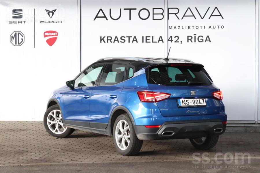 Blue SEAT Arona 2021 in Riga, with an engine capacity of 1.00 L and mileage of 62 thousand km for 14990 €, photo 9 on AUTOMOTO.COM.LV