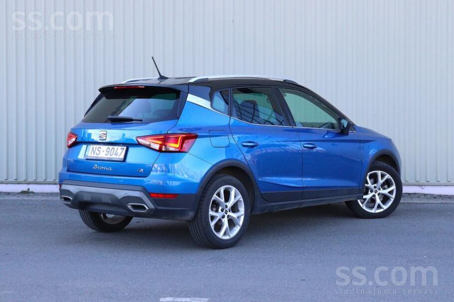 Blue SEAT Arona 2021 in Riga, with an engine capacity of 1.00 L and mileage of 62 thousand km for 14990 €, photo 30 on AUTOMOTO.COM.LV