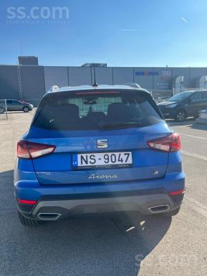 Blue SEAT Arona 2021 in Riga, with an engine capacity of 1.00 L and mileage of 62 thousand km for 15500 €, photo 4 on AUTOMOTO.COM.LV