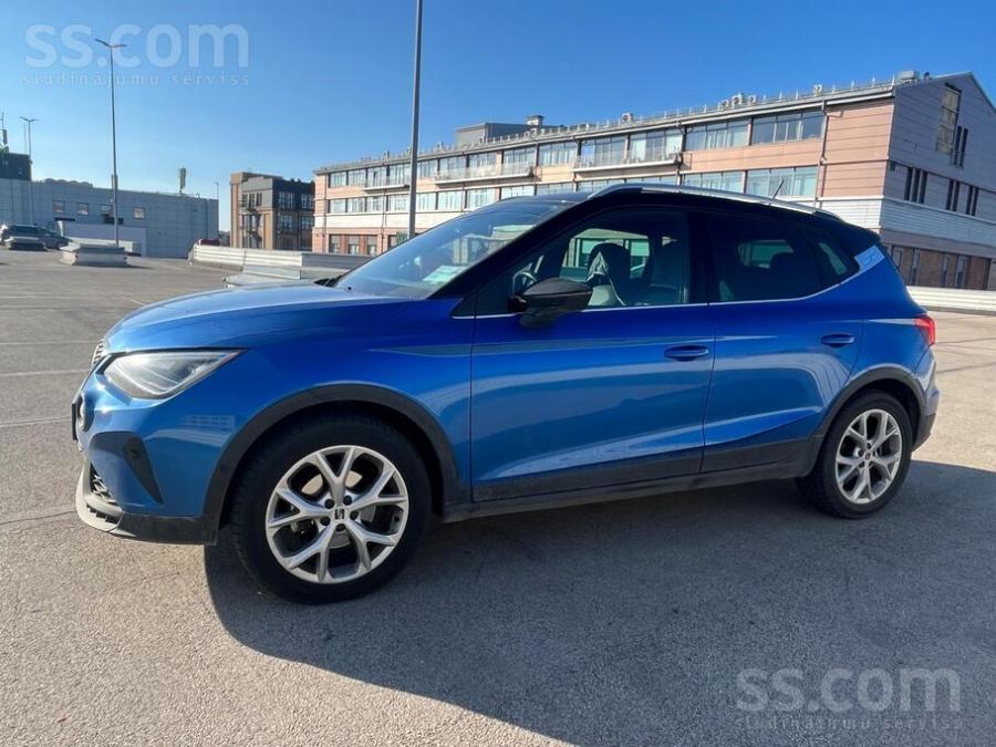 Blue SEAT Arona 2021 in Riga, with an engine capacity of 1.00 L and mileage of 62 thousand km for 15500 €, photo 7 on AUTOMOTO.COM.LV