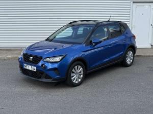 Blue SEAT Arona 2022 in Vilnius, with an engine capacity of 1.00 L and mileage of 70 thousand km for 14950 €, photo  on AUTOMOTO.COM.LV