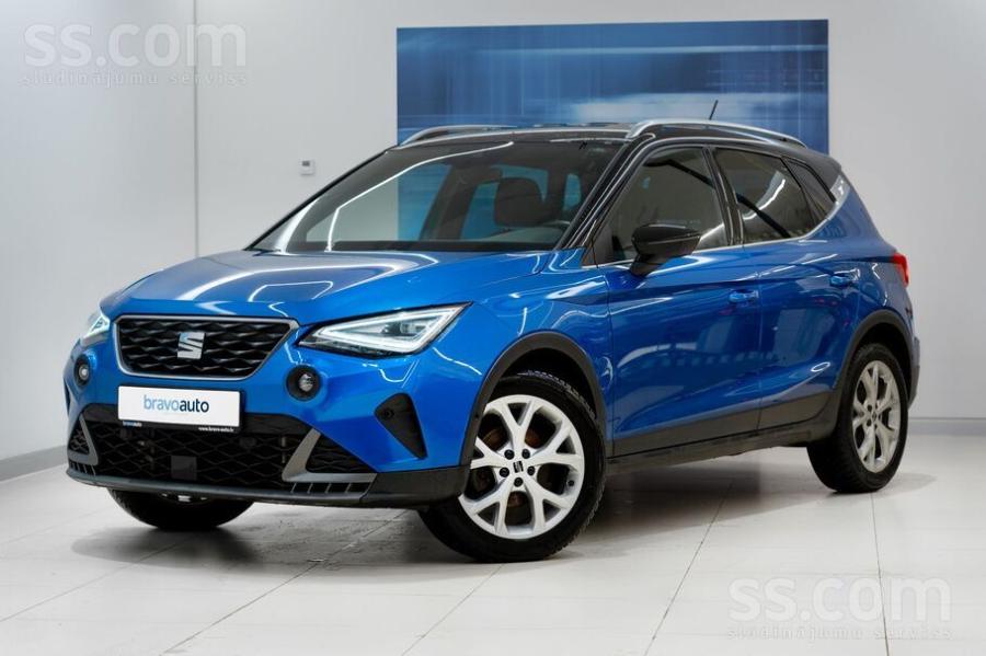 Zils SEAT Arona 2023 Rīga, ar dzinēja tilpumu 1.00 L un nobraukumu 57 tūkst. km par 19990 €, foto 1 vietnē AUTOMOTO.COM.LV