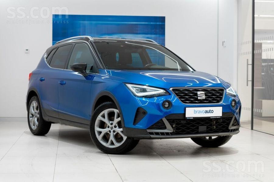 Zils SEAT Arona 2023 Rīga, ar dzinēja tilpumu 1.00 L un nobraukumu 57 tūkst. km par 19990 €, foto 2 vietnē AUTOMOTO.COM.LV
