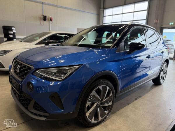 Blue SEAT Arona 2025 in Kaunas, with an engine capacity of 1.00 L and mileage of 27 thousand km for 24317 €, photo 1 on AUTOMOTO.COM.LV