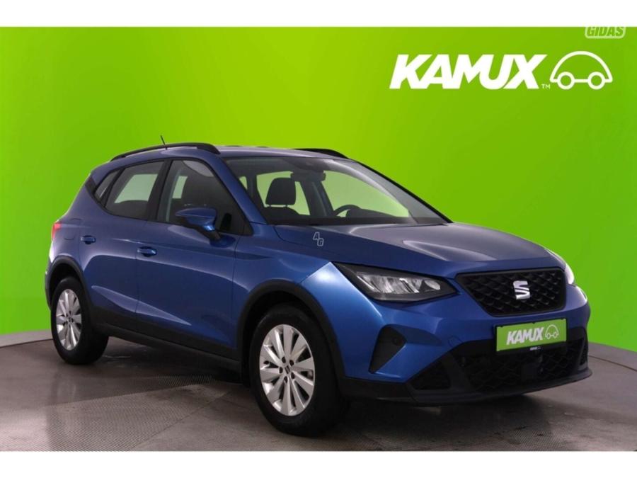 Blue SEAT Arona 2025 in Kaunas, with an engine capacity of 1.00 L and mileage of 12 thousand km for 22864 €, photo 1 on AUTOMOTO.COM.LV