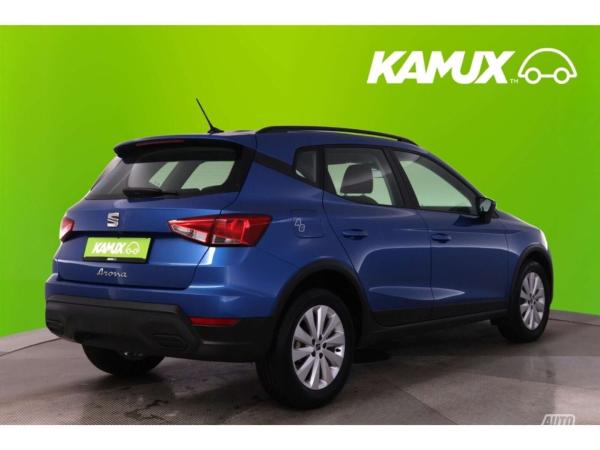 Blue SEAT Arona 2025 in Kaunas, with an engine capacity of 1.00 L and mileage of 12 thousand km for 22864 €, photo 4 on AUTOMOTO.COM.LV