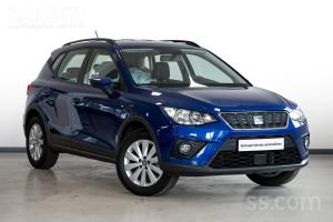 Blue SEAT Arona 2018 in Riga, with an engine capacity of 1.00 L and mileage of 32 thousand km for 10990 €, photo 3 on AUTOMOTO.COM.LV