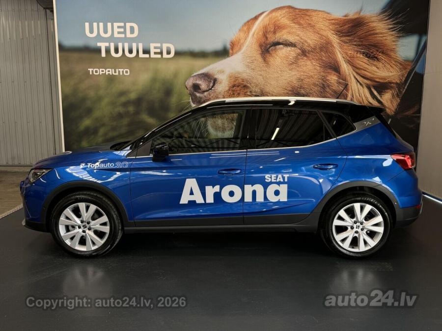 Blue SEAT Arona 2024 in Tallinn, with an engine capacity of 1.00 L and mileage of 13 thousand km for 19900 €, photo 18 on AUTOMOTO.COM.LV
