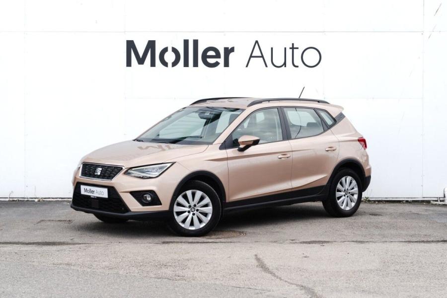 Brown SEAT Arona 2018 in Riga, with an engine capacity of 1.60 L and mileage of 103 thousand km for 11650 €, photo 1 on AUTOMOTO.COM.LV
