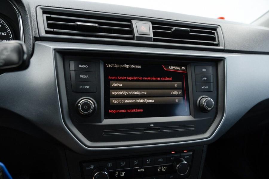 Brown SEAT Arona 2018 in Riga, with an engine capacity of 1.60 L and mileage of 103 thousand km for 11650 €, photo 16 on AUTOMOTO.COM.LV