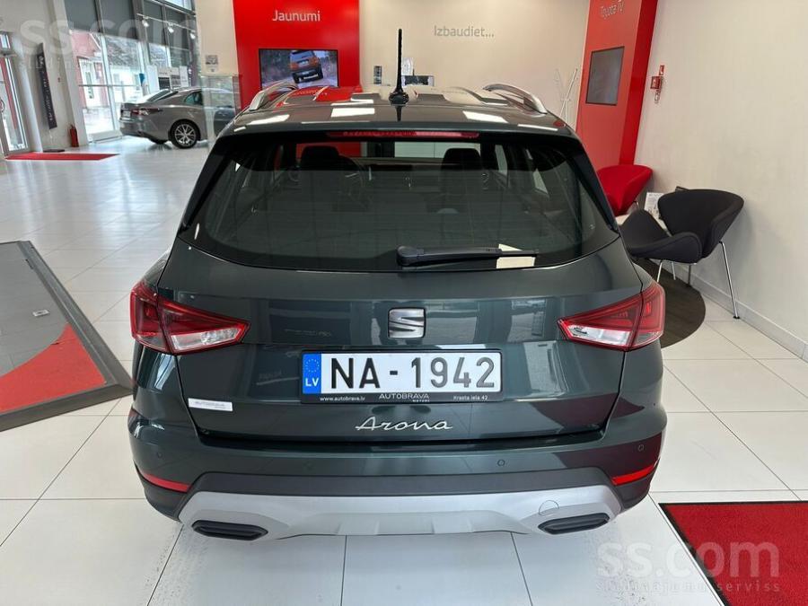 Zaļš SEAT Arona 2021 Jēkabpils, ar dzinēja tilpumu 1.00 L un nobraukumu 24 tūkst. km par 13300 €, foto 6 vietnē AUTOMOTO.COM.LV
