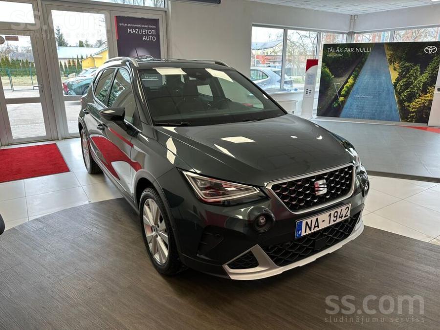 Zaļš SEAT Arona 2021 Jēkabpils, ar dzinēja tilpumu 1.00 L un nobraukumu 24 tūkst. km par 13300 €, foto 9 vietnē AUTOMOTO.COM.LV