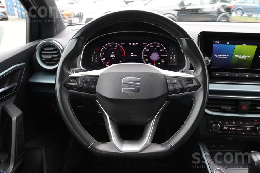 Green SEAT Arona 2021 in Riga, with an engine capacity of 1.00 L and mileage of 90 thousand km for 14490 €, photo 11 on AUTOMOTO.COM.LV