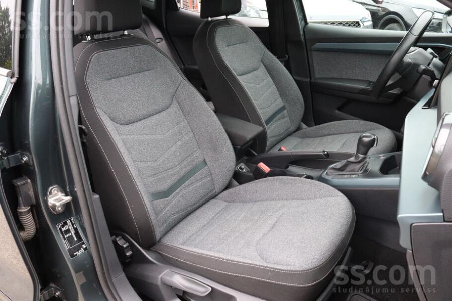 Green SEAT Arona 2021 in Riga, with an engine capacity of 1.00 L and mileage of 90 thousand km for 14490 €, photo 27 on AUTOMOTO.COM.LV