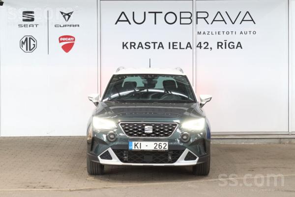 Зеленый Сеат Arona 2021 в Рига, объемом двигателя 1.00 л и пробегом 47 тыс. км за 15200 €, фото 2 на AUTOMOTO.COM.LV