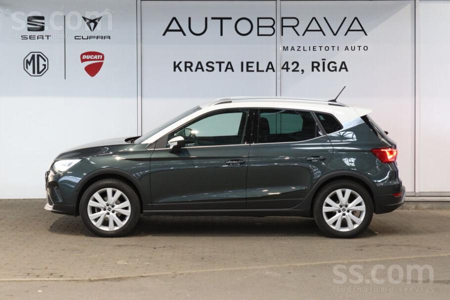 Green SEAT Arona 2021 in Riga, with an engine capacity of 1.00 L and mileage of 47 thousand km for 15200 €, photo 5 on AUTOMOTO.COM.LV