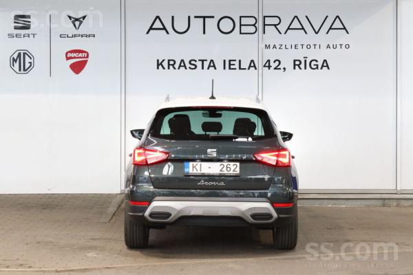 Зеленый Сеат Arona 2021 в Рига, объемом двигателя 1.00 л и пробегом 47 тыс. км за 15200 €, фото 7 на AUTOMOTO.COM.LV