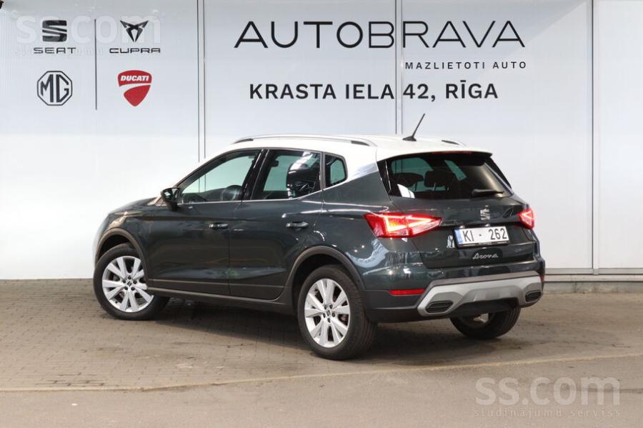 Green SEAT Arona 2021 in Riga, with an engine capacity of 1.00 L and mileage of 47 thousand km for 15200 €, photo 9 on AUTOMOTO.COM.LV