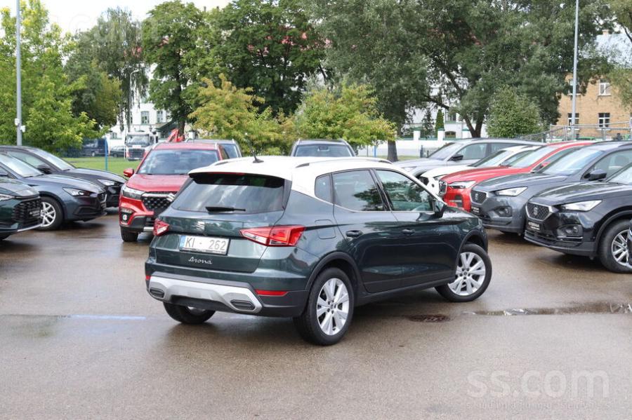 Green SEAT Arona 2021 in Riga, with an engine capacity of 1.00 L and mileage of 47 thousand km for 15200 €, photo 34 on AUTOMOTO.COM.LV