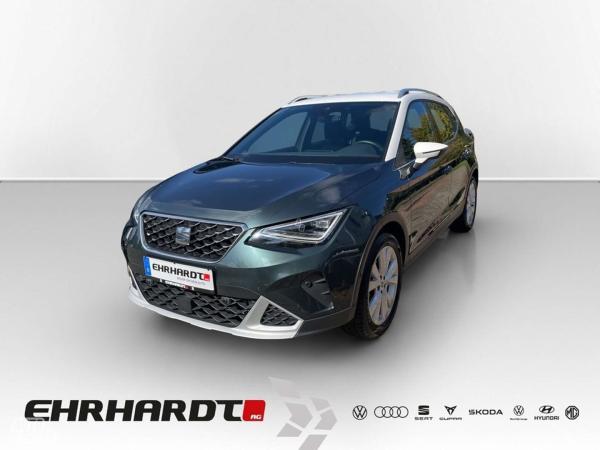 Green SEAT Arona 2022 in Kaunas, with an engine capacity of 1.00 L and mileage of 30 thousand km for 21772 €, photo 1 on AUTOMOTO.COM.LV
