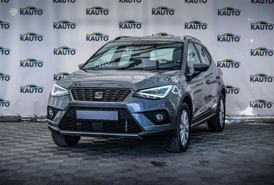 Grey SEAT Arona 2018 in Kaunas, with an engine capacity of 1.00 L and mileage of 188 thousand km for 11790 €, photo 1 on AUTOMOTO.COM.LV